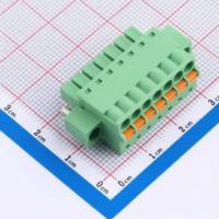 China Green pluggable female connector with mounting ears and bosses offering connection JILN JL15EDGKDM-35007G01 for sale