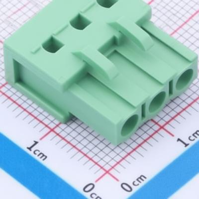 China Industrial green plug-in female connector featuring straight pins JILN JL2EDGB-50803G01 series JL2EDGB for sale