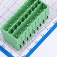 China green plug in male connector with right angle pins and closed end design model JILN JL2EDGKRCH 50809G01 for sale