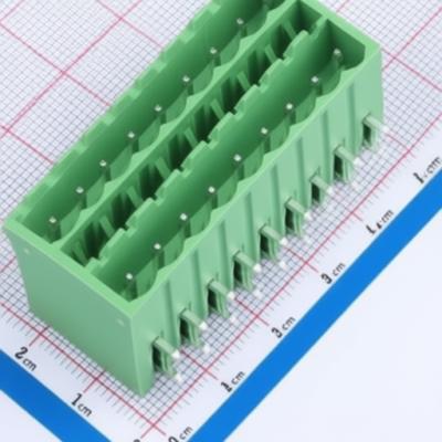 China green plug in male connector with right angle pins and closed end design model JILN JL2EDGKRCH 50809G01 for sale