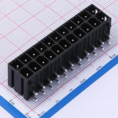 China electrical connection plug in male connector with straight pins JILN JL2EDGRHC 50811B01 locating pins for sale