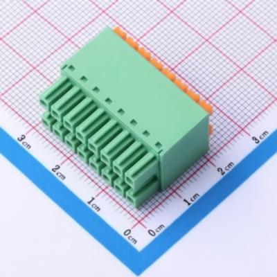 China Green Industrial Pluggable Female Connector Model JILN JL15EDGKNHC-35008G01 For Electrical Connections for sale