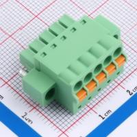 China green pluggable female connector with ears and bosses JILN JL15EDGKDM-35005G01 connection component for sale