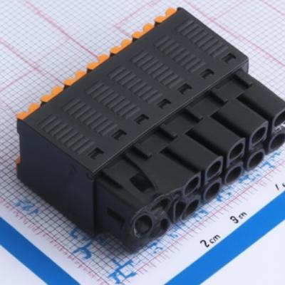China Black plug in female connector JILN JL2EDGKNH 50807B01 5.08 millimeter pitch industrial application for sale