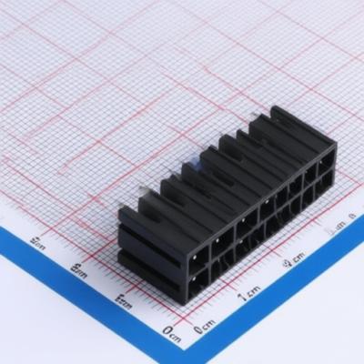 China plug in male connector with 5.08mm pitch and straight pins black housing JILN JL2EDGVHC 50808B01 for sale