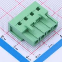 China Green plug-in female connector with straight pins 5.08mm pitch industrial JILN JL2EDGB-50804G01 electrical component for sale