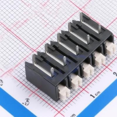 China Spring loaded bent foot connector JILN JL212R 50005B01 black color for industrial electrical systems for sale