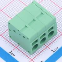 China Spring loaded straight leg dual row green connector model JILN JL271V 50003G01 electrical connection for sale