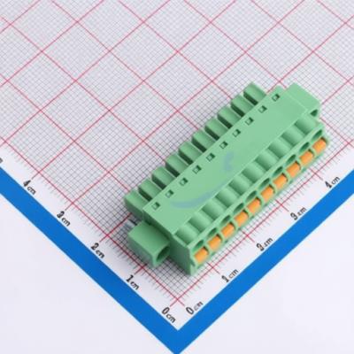 China Industrial grade green pluggable female connector JILN JL15EDGKDM-38110G01 secure connection device for sale