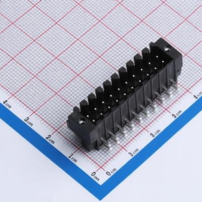 China Right angle pin header with ears pluggable male connector JILN JL15EDGRHBM-35020B01 electronic part for sale