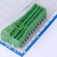 China Plug in male connector with right angle pin closed end green color JILN JL2EDGKRCH 50812G01 model number for sale