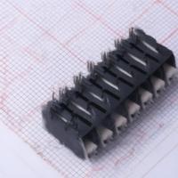 China Spring loaded bent foot connector black color JILN JL212R 50007B01 electrical connection component for sale