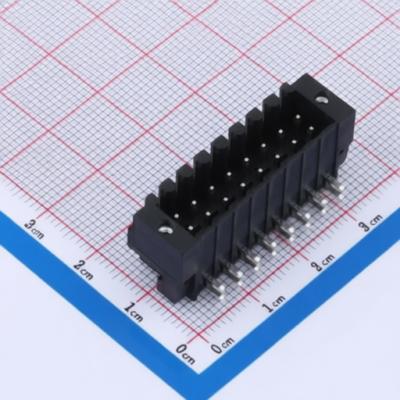 China pluggable male connector with ears and right angle pin header JILN JL15EDGRHBM-35016B01 RoHS compliant for sale