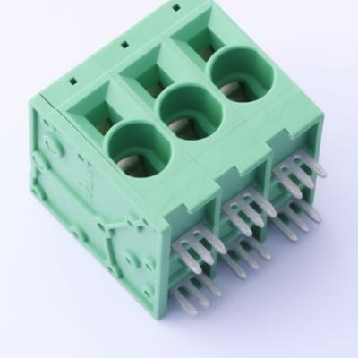 China Spring loaded bent pin dual row green connector JILN JL271R 10003G01 ideal for industrial electrical for sale