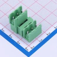China JILN JL2EDGRT 50803G01 plug in male connector green color right angle pins open design for 2x13 or more position for sale
