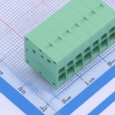 China Spring loaded bent pin dual row green connector JILN JL271R 35007G01 optimized for electronic systems for sale