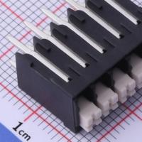 China Spring loaded double row connector black straight pin JILN JL212V 35005B01 for electronic assemblies for sale