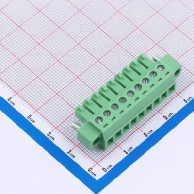 China Connector pluggable female with reinforcing strips and ears 3.81mm pitch JILN JL15EDGKM-38109G02 XXP for sale