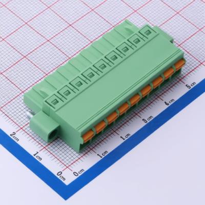 China Connector with 5.08 pitch and multiple position configurations JILN JL2EDGKNM-50809G01 designed to provide contact resistance for sale