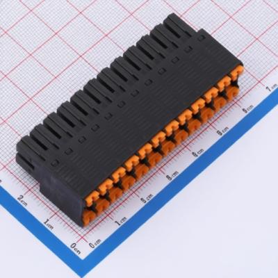 China Black pluggable female connector JILN JL2EDGKNH-50812B01 engineered for electronic application needs for sale