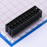 China JILN JL2EDGVHC 50810B01 plug in male connector black housing 5.08 pitch 2xNP configuration straight pins for sale