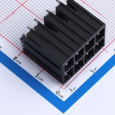China JILN JL2EDGVHC 50804B01 plug in male connector black 5.08mm pitch 2 position straight pins connector for sale