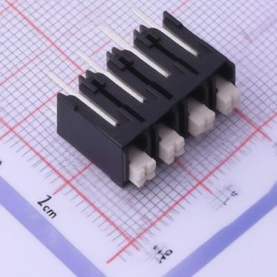 China electrical connector double row spring loaded straight pin type with black housing JILN JL212V 50004B01 for sale