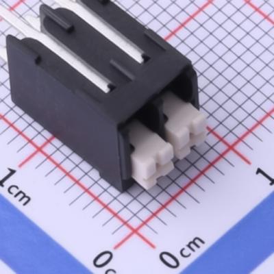 China Dual row spring loaded connector black color featuring straight pins JILN JL212V 35002B01 model for sale