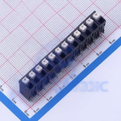 China Connector spring loaded vertical mount black color tube packaging JILN JL212V SMT 50012BP1 design for sale