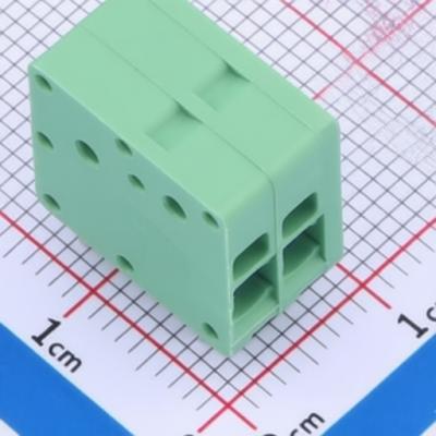 China Green color bent pin spring loaded dual row connector JILN JL271R 35002G01 ideal for circuit connections for sale