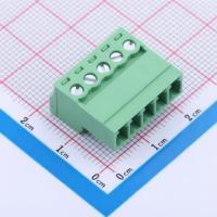 China Pluggable female connector with 3.81mm pitch JILN JL15EDGKR-38105G01 rated 300V 8A green PA66 housing for sale
