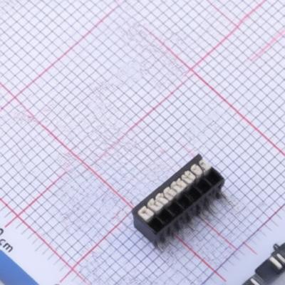 China Connector spring loaded surface mount through hole black color tube packaging JILN JL212V SMT 35010BP1 for sale