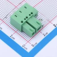 China green pluggable female connector straight pins JILN JL15EDGB-38103G01 for industrial connection needs for sale