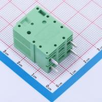 China Industrial spring loaded dual row straight pin connector JILN JL271V 75002G01 green color connection for sale