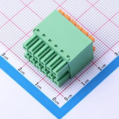 China Durable pluggable female connector green JILN JL15EDGKNHC-35006G01 for secure electronic connections for sale