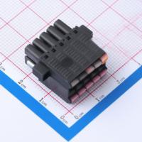 China Pluggable female connector with reinforcing strip JILN JL15EDGKNHM-35005B01 3.5mm pitch 2 to 6 positions RoHS compliant for sale