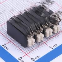 China JILN JL212R SMT 50004BP1 spring loaded surface mount connector with black finish and tube packaging for sale