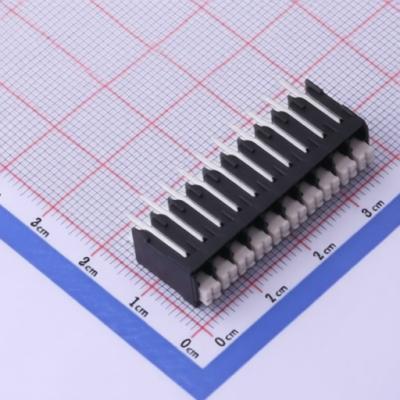 China Spring loaded straight pin dual row connector JILN JL212V 35010B01 black housing designed for industrial for sale