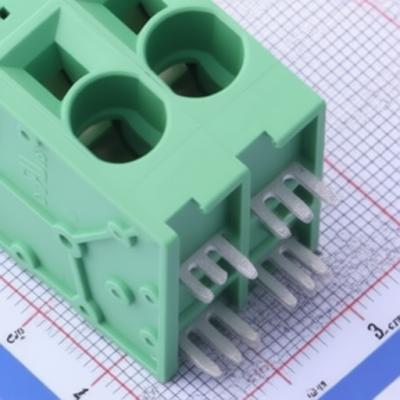 China JILN JL271R 10002G01 green spring loaded bent pin double row connector for secure electrical contact for sale
