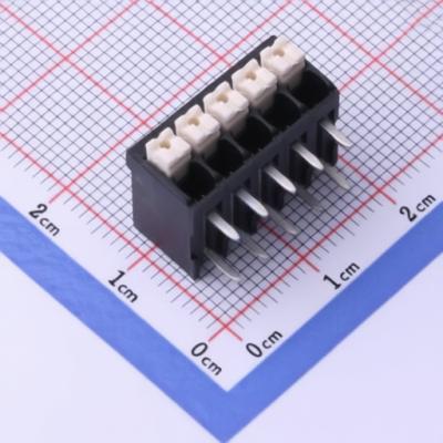 China Connector black spring loaded bent pin double row type JILN JL212R 35005B01 with 35 millimeter pitch for sale