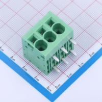 China JILN JL271R 75003G01 spring loaded bent pin dual row connector green color for industrial electrical for sale