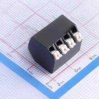 China Spring Loaded Connector JILN JL212S-50004B01 Black Color Ensuring Consistent Electrical Performance for sale