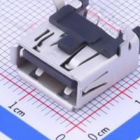 China SMT USB 2.0 connector with secure EMI shielding JST UBA-R4R-S14-4S LF SN RoHS compliant and certified for sale