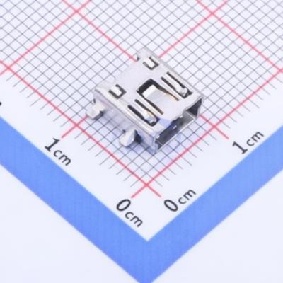 China Mini B USB Connector JST UB-M5BR-G14-4S LF SN USB 2.0 Certified with Reduced Mounting Area and Connection for sale