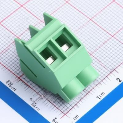 China Electrical Connection Screw Terminal Block Green Color 6.35mm Pitch JILN JL636S-63502G01 Industrial for sale