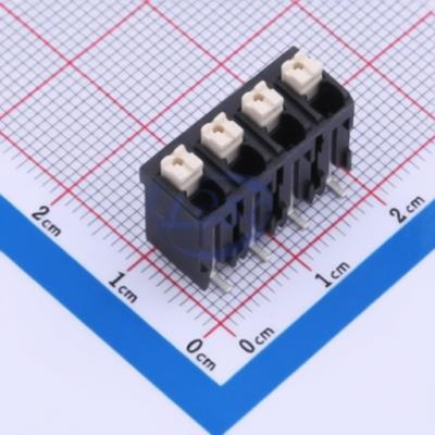China Industrial spring loaded surface mount connector JILN JL212V-SMT-50004BP1 black tube packaging for sale