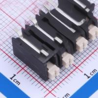 China JILN JL212R SMT 50005BP1 spring loaded surface mount connector with black housing and tube packaging for sale