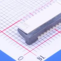 China FPC ZIF RA Upper Type Connector with SMT Mounting 1.0mm Pitch 25mm Height Model JUSHUO AFA07 S10ECA 00 for sale