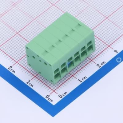 China Spring loaded bent pin dual row connector green color model JILN JL271R 35006G01 industrial component for sale