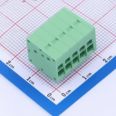 China Green spring loaded bent pin dual row connector JILN JL271R 35005G01 industrial application connector for sale